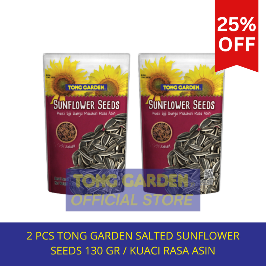 Jual 2 Pcs Tong Garden Salted Sunflower Seeds 120 Gr Kuaci Jumbo Rasa