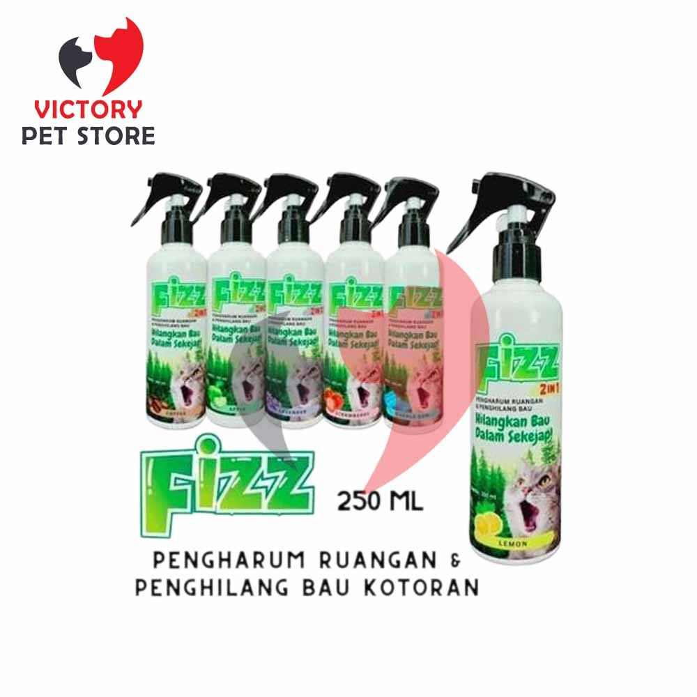 Jual FIZZ SPRAY 2 IN 1 Pengharum Ruangan Dan Penghilang Bau Hewan 250 ...