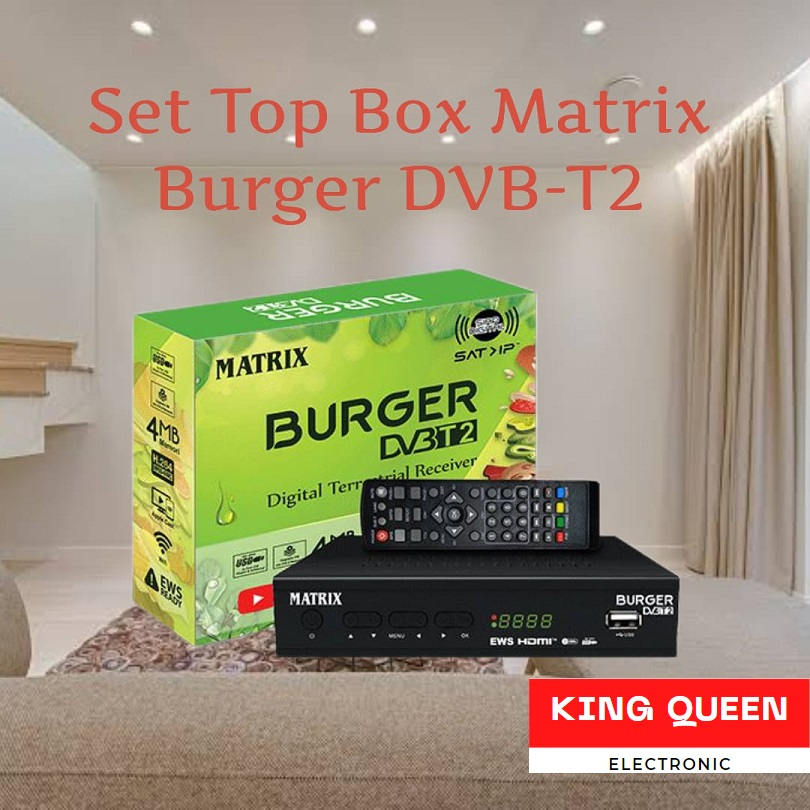 Jual Set Top Box ( STB ) Matrix Burger DVB-T2 | Shopee Indonesia