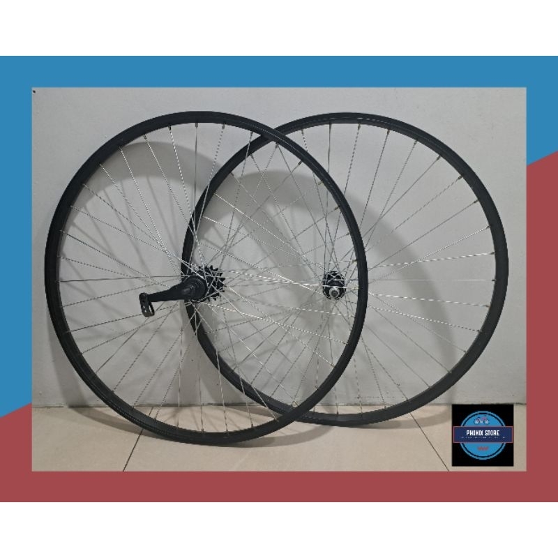 Jual Wheel Set Rim Velg Fiksi Fixie Klasik 700C 36 Hole Velg Fiksi ...