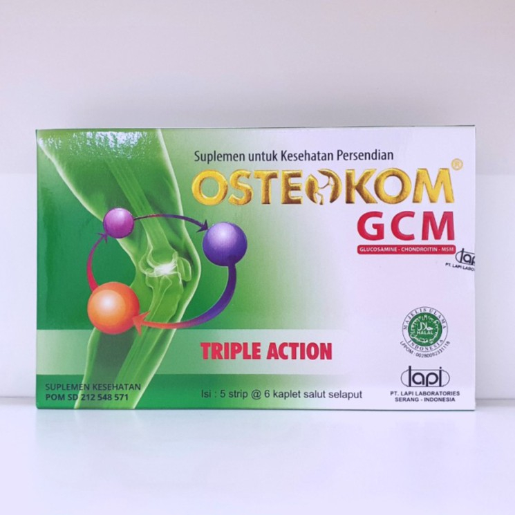 Jual Osteokom GCM Tablet / Osteokom Tablet / Suplemen Kesehatan Sendi ...