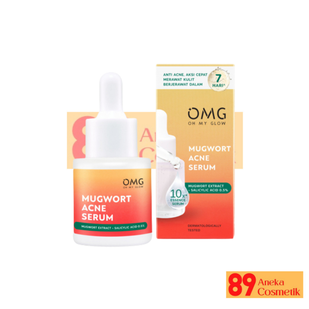 Jual OMG OH MY GLOW Mugwort Acne Serum 20ml - Serum Wajah | Shopee Indonesia
