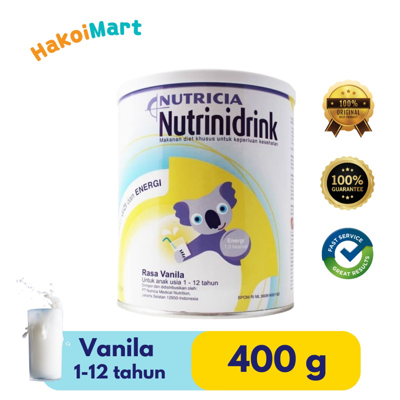 Jual NUTRICIA NUTRIDRINK POWDER 400 GRAM VANILA | Shopee Indonesia