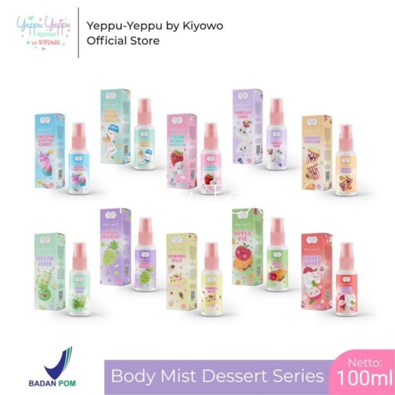 Jual Yeppu-Yeppu By Kiyowo Bodymist 100Ml BPOM Aproved | Shopee Indonesia