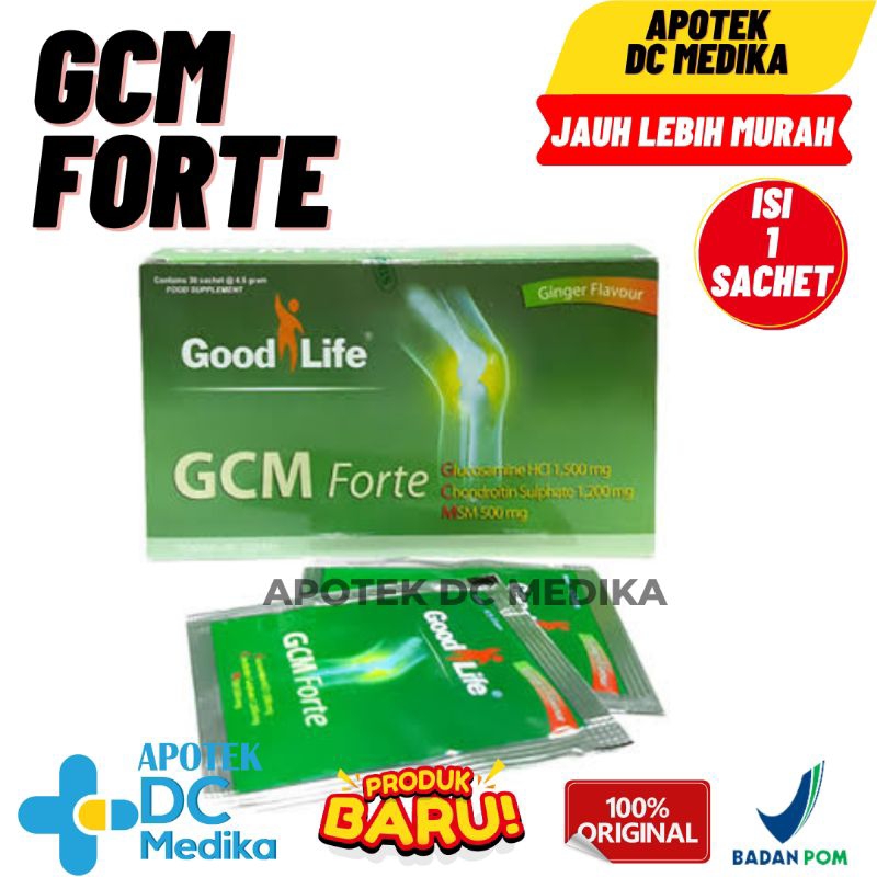 Jual GCM Forte / Vitamin Sendi / Tulang/ Suplemen Persendian | Shopee ...