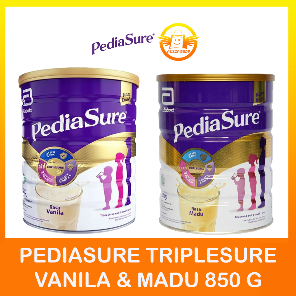 Jual PediaSure Triplesure Vanilla dan Madu 850g (1-10 Tahun) | Shopee Indonesia