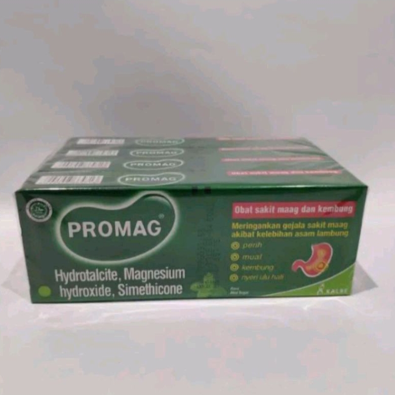 Jual promag tablet (1 slop isi 4 kotak) | Shopee Indonesia