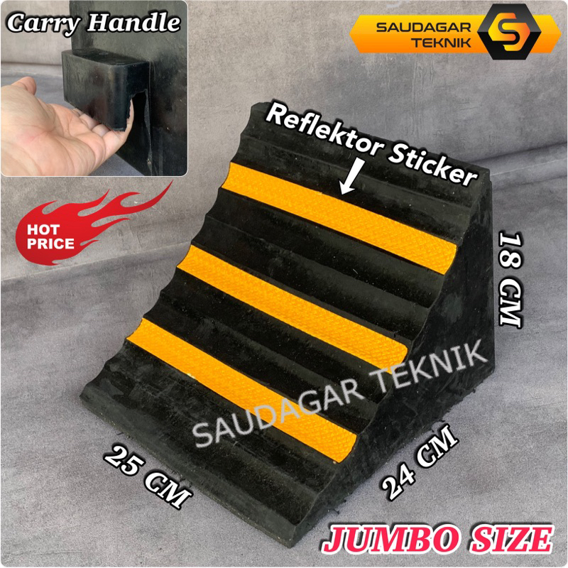 Jual Karet Ganjalan Ban Mobil Truk Kontainer 6,5KG Alat Penahan Ban ...