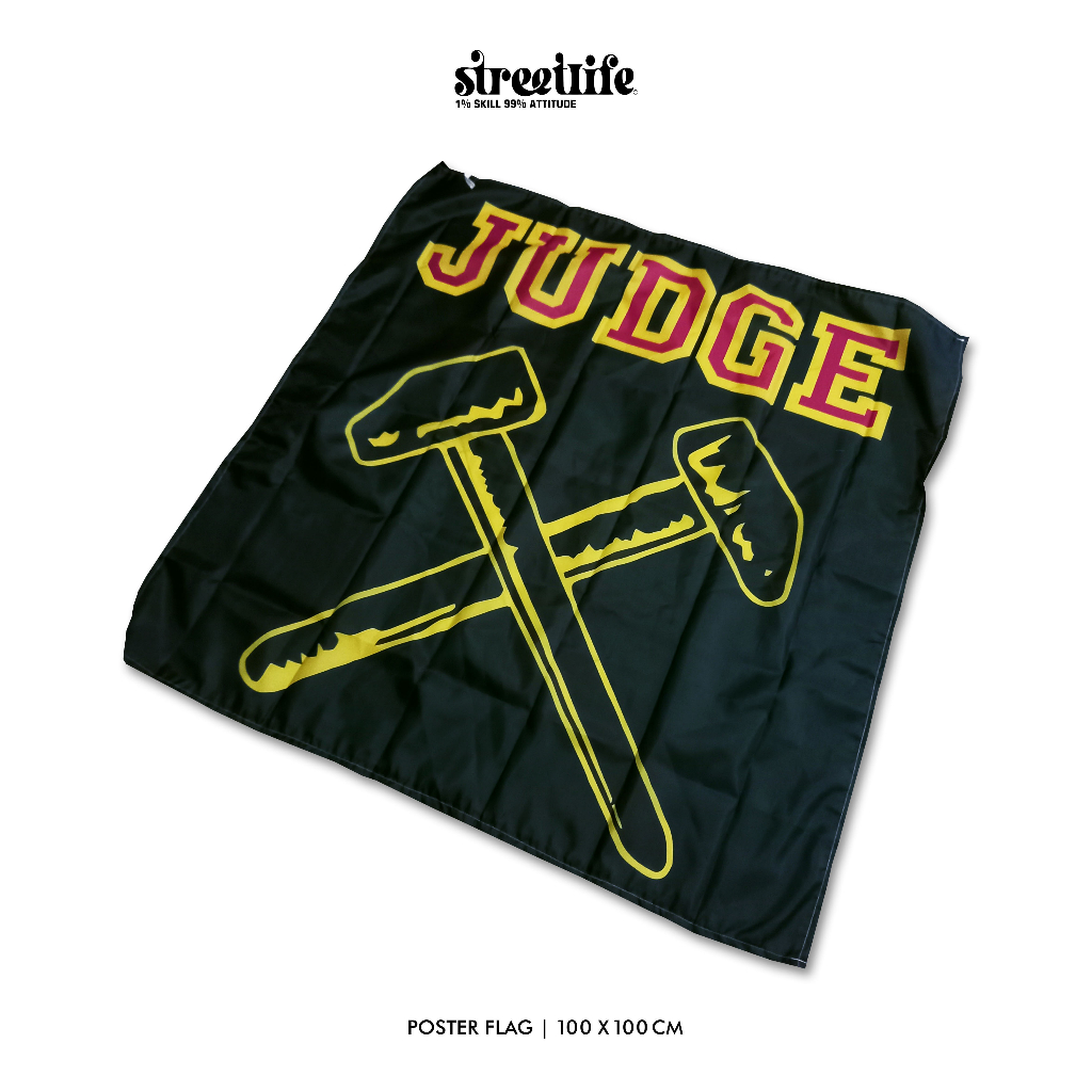 Jual BENDERA JUDGE HC / JUDGE FLAG POSTER / POSTER KAIN / WALL DECOR ...