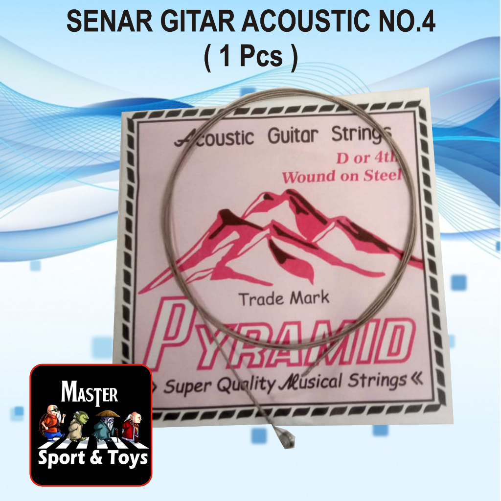 Jual Senar Gitar / Tali Gitar Acoustic Pyramid / Piramid No.4 ( Eceran ...