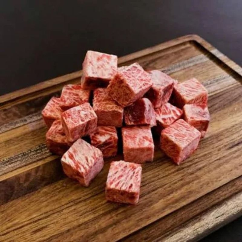 Jual Beef Saikoro Meltique Beef Cubes Daging Sapi Kotak Dadu Wagyu ...