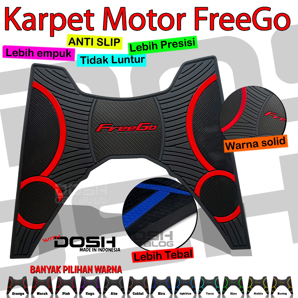 Jual KARPET MOTOR FREEGO PIJAKAN KAKI FREEGO ALAS KAKI | Shopee Indonesia