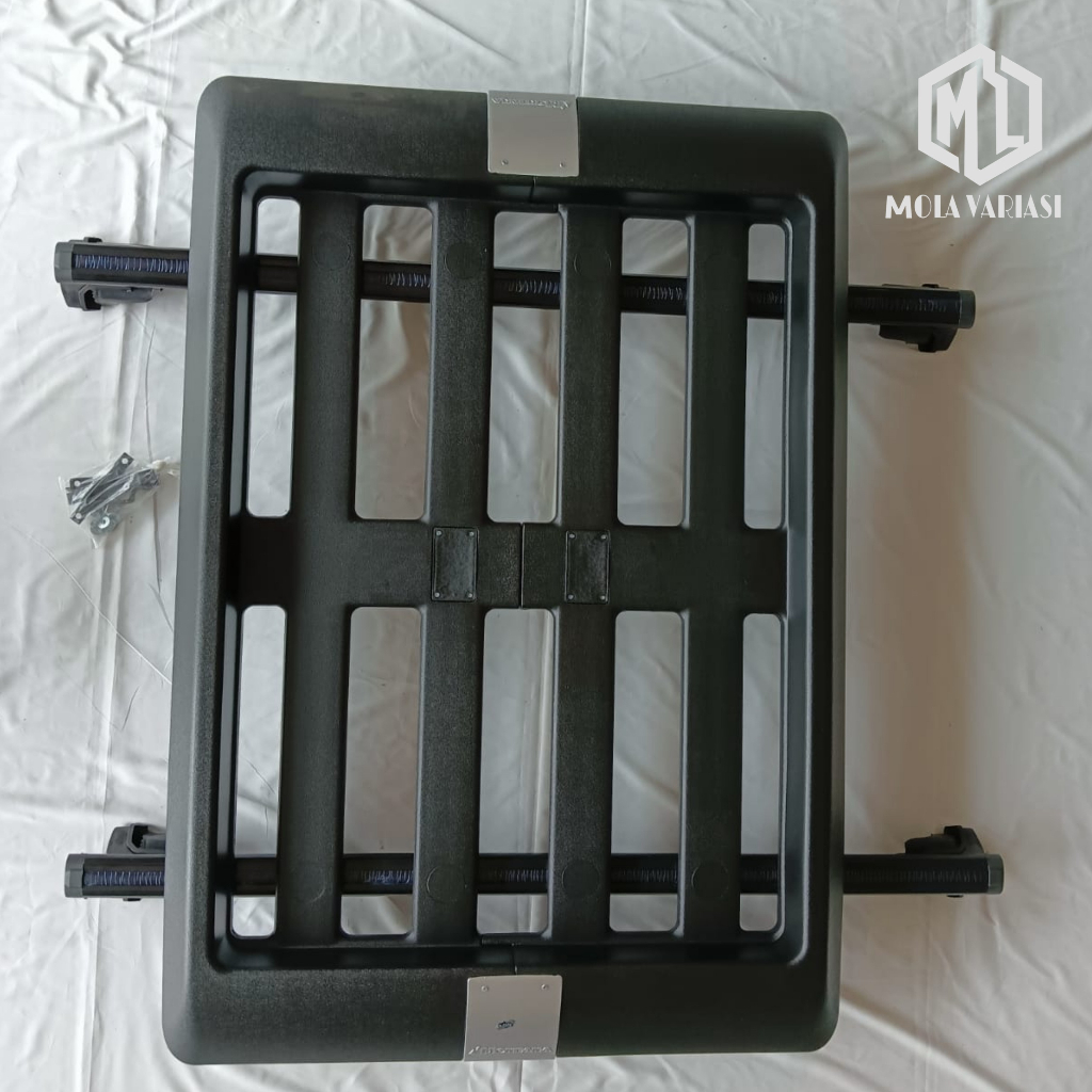 Jual Rack Bagasi Atas Mobil Montana Dengan Kaki Rak Crossbar Jepit Roof ...
