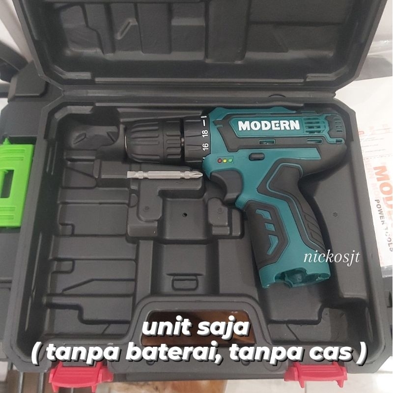 Jual Mesin Bor cas modern M12V murah bor baterai MODERN m-12v free mt ...