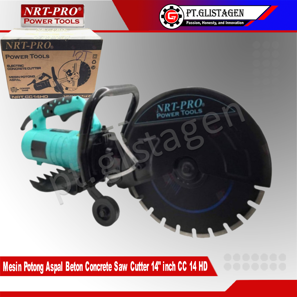 Jual NRT-PRO CC 14 HD Concrete Cutter 14" Inch Mesin Potong Beton Aspal ...