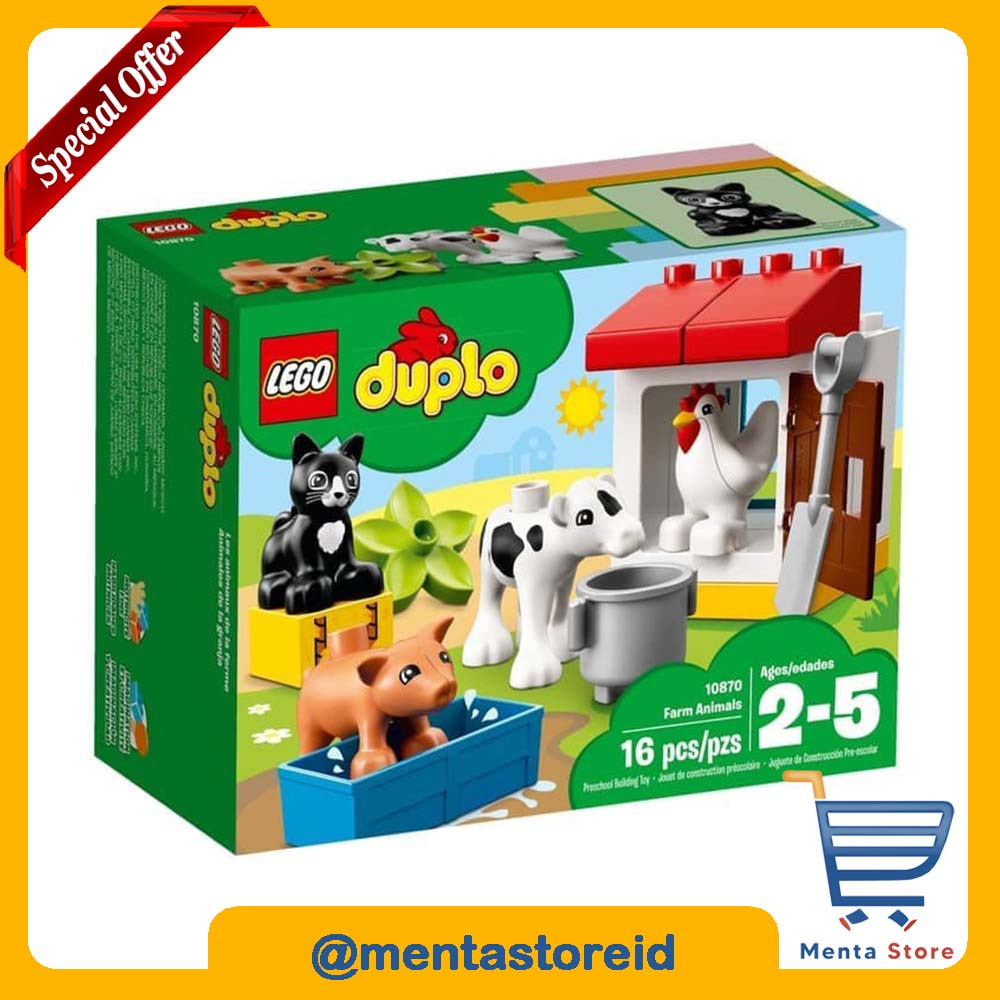 Jual LEGO 10870 - Duplo - Farm Animals | Shopee Indonesia