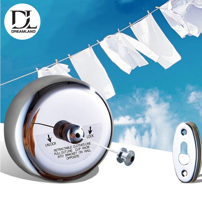Jual Retractable Clothesline / Portable Indoor Outdoor Retractable ...