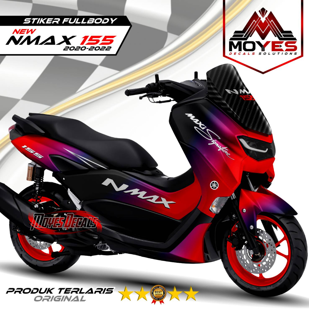 Jual Decal Nmax 155 New Fullbody - Stiker Nmax new 155 motif 2 Warna ...
