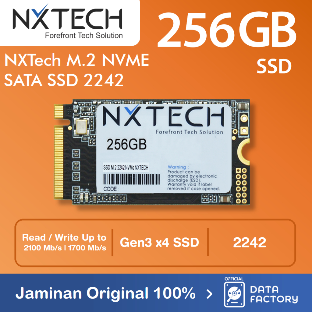 Jual SSD M.2 NVMe / M2NVMe / M2 NVMe PCIe 256GB NXTECH 2242 / 256 GB ...