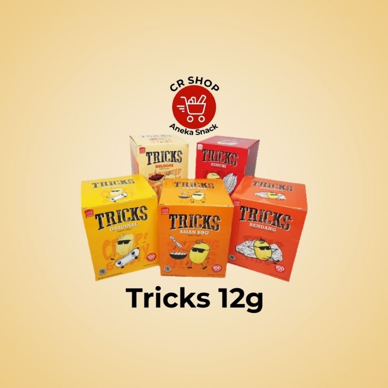 Jual PROMO!!! Tricks Potato Biscuit @12g (1box=10pcs) | Shopee Indonesia