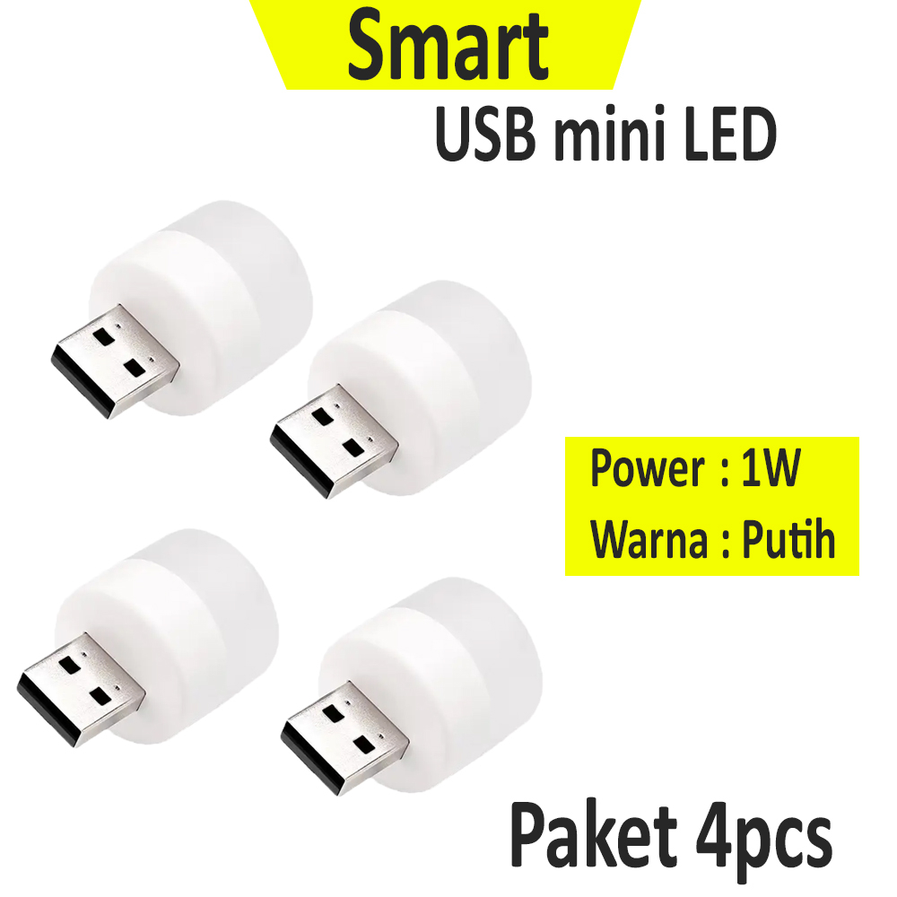 Jual Smart Lampu LED USB Mini led Lampu Baca Lampu Tidur Lampu Mobil Lampu Travel Portable 4pcs ...