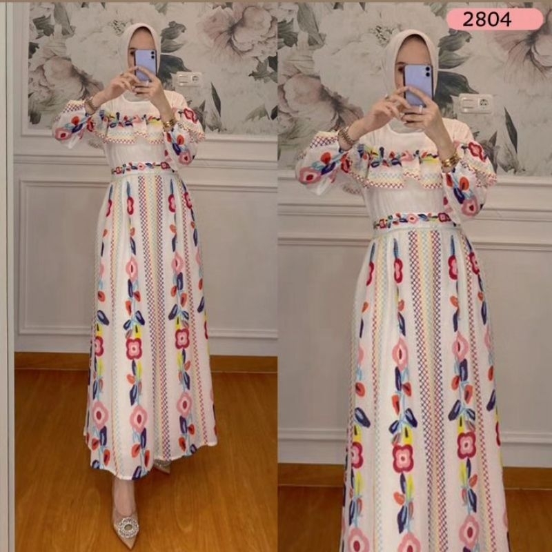 Jual felika dress, gamis etnik, dress bkk | Shopee Indonesia