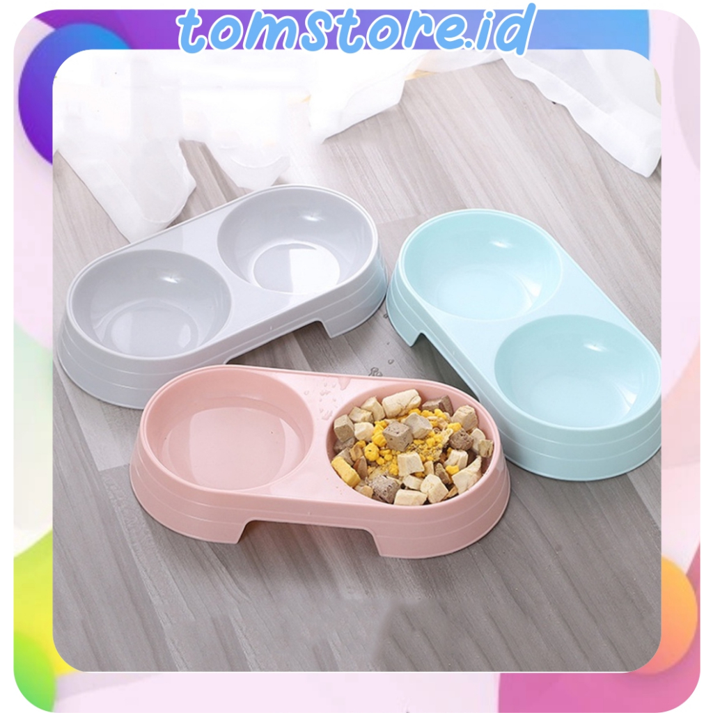 Jual TOMSTORE.ID Mangkuk Kucing Tempat Makan Minum Kucing Tempat Piring ...