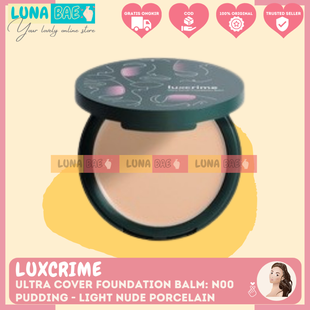 Jual Luxcrime Ultra Cover Foundation Balm: N00 Pudding - Light nude ...