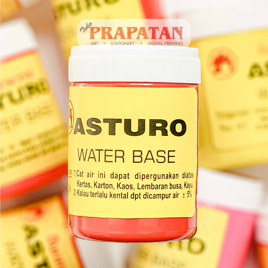 Jual Cat Asturo Water Based 100 ml | Cat Air Asturo | Shopee Indonesia