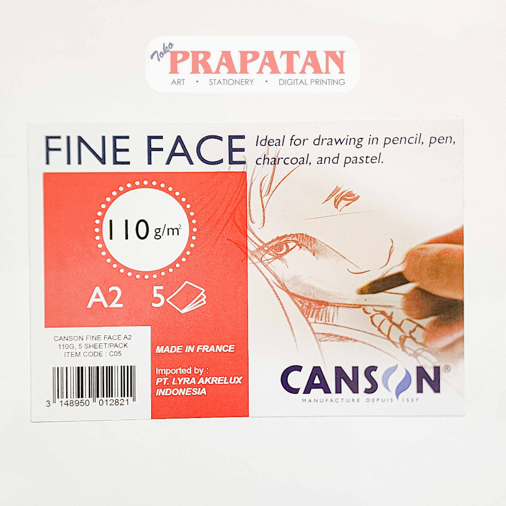 Jual Canson Fine Face A2 Drawing Paper 110gsm | Kertas Gambar | Shopee ...