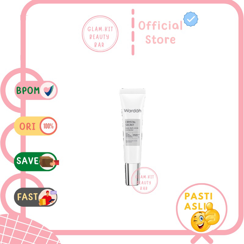 Jual WARDAH Crystal Secret Eyes Dark Circle Corrector 10ml | Shopee ...