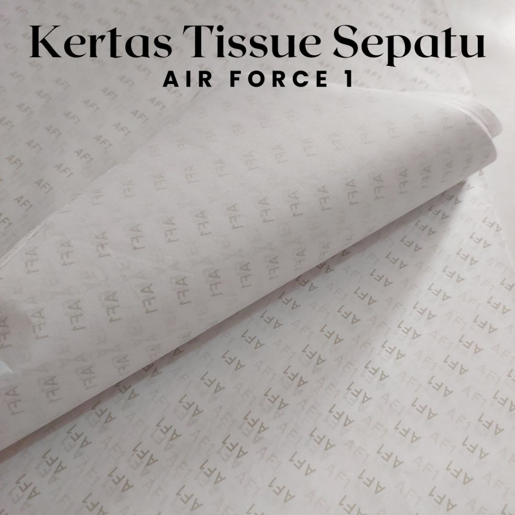 Jual KERTAS SEPATU NIKE AIR FORCE 1 PAPPER WRAP Tissue Paper Original ...