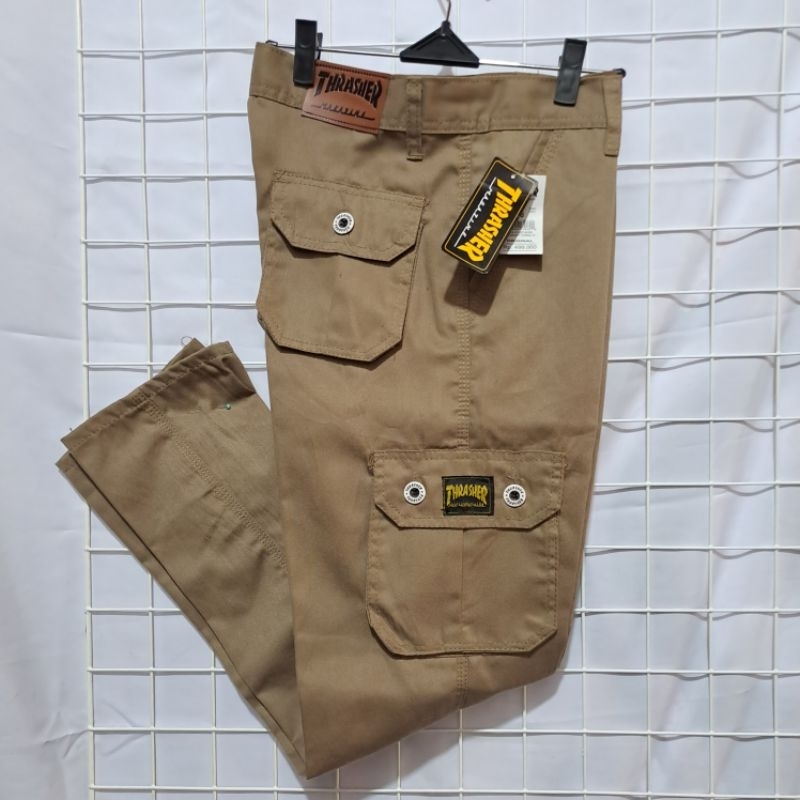 Jual Celana Cargo Panjang Pria Trasher Slim Premium | Shopee Indonesia