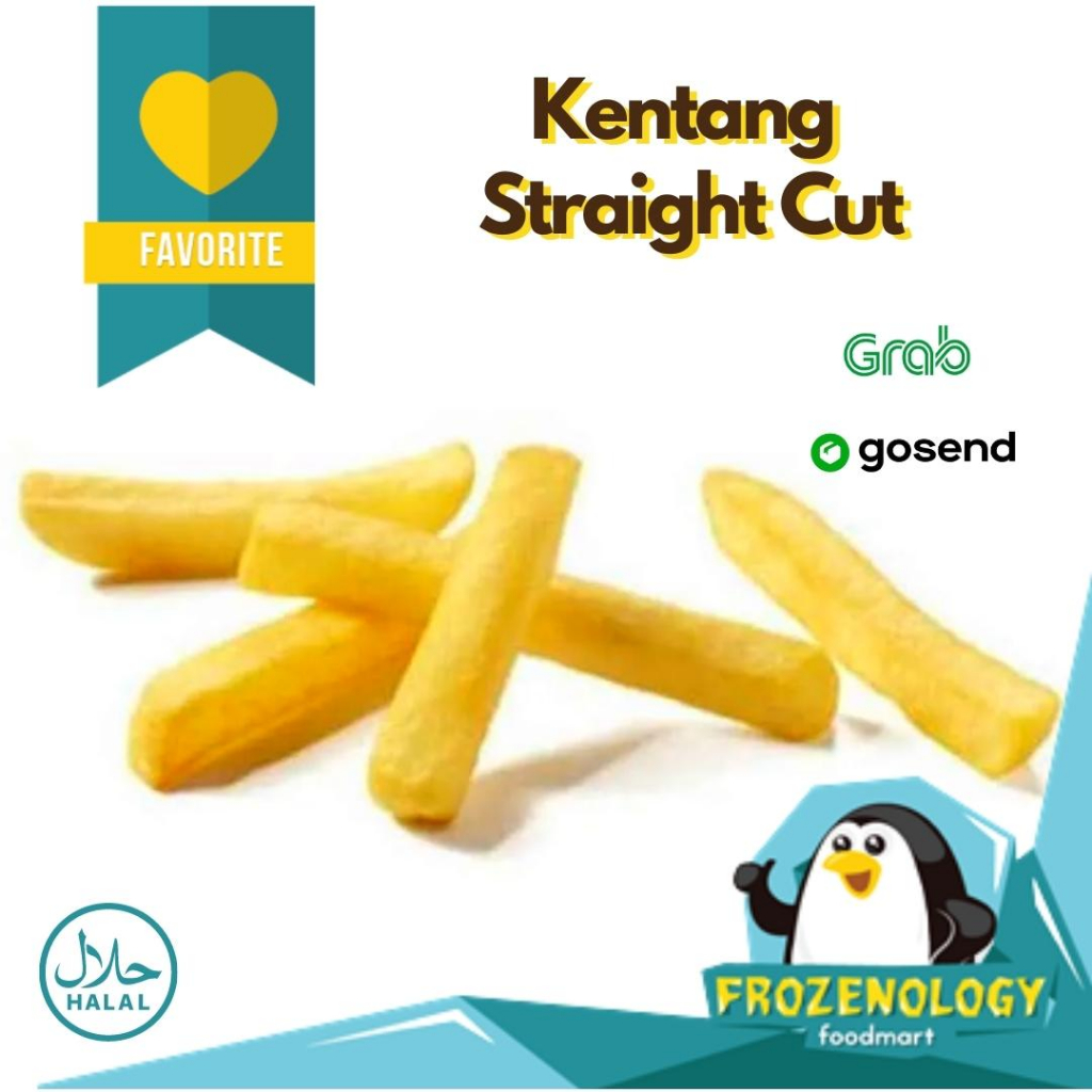 Jual Straight Cut French Fries Kentang Goreng Potongan Tebal 500gr ...