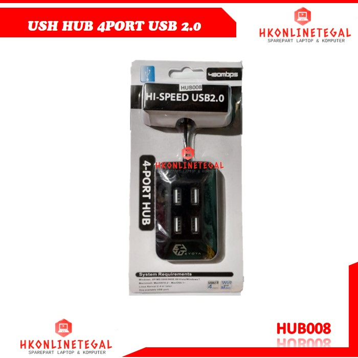 Jual USB HUB 4 PORT USB 2.0 EYOTA MAGNET | Shopee Indonesia