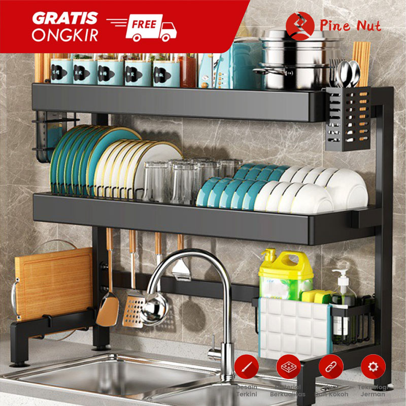 Jual Rak Dapur Serbaguna Minimalis Rak Aquarium Rak Dapur Cuci Piring ...