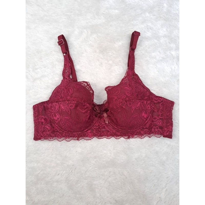 Jual KALLY-bh bra renda big cup setara cup c busa tipis sekali-983 ...