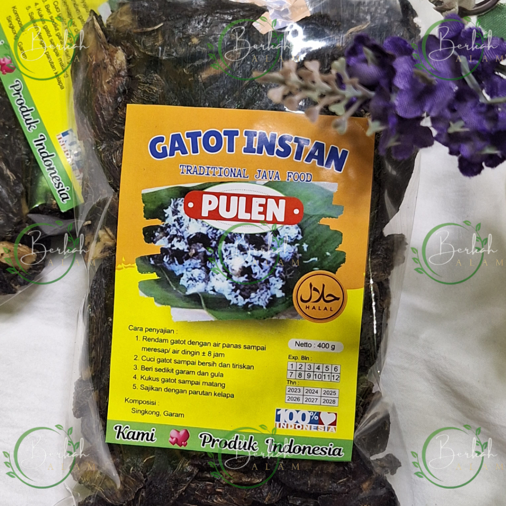 Jual GATOT INSTAN GAPLEK TIWUL OYEK SINGKONG INSTANT MAKANAN DIET 400 ...