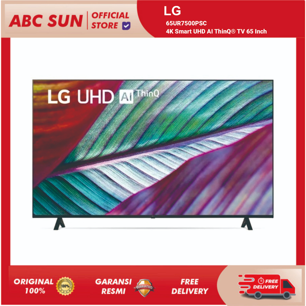 Jual LG 65UR7500 Led Tv 65 Inch Uhd 4k Digital Tv AI ThinQ Prosesor AI α5 | Shopee Indonesia