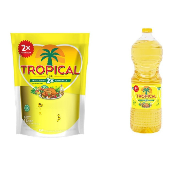 Jual Minyak Goreng Tropical 2 Liter | Shopee Indonesia