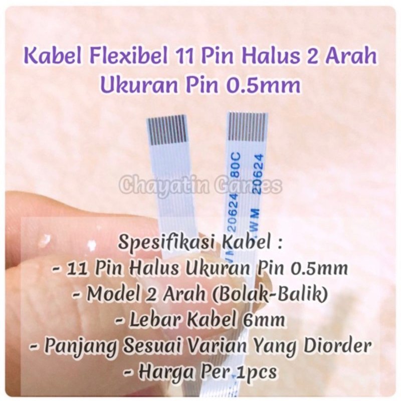 Jual Kabel Flexibel 11 Pin 2 Arah Halus Panjang sesuai varian - Ukuran ...