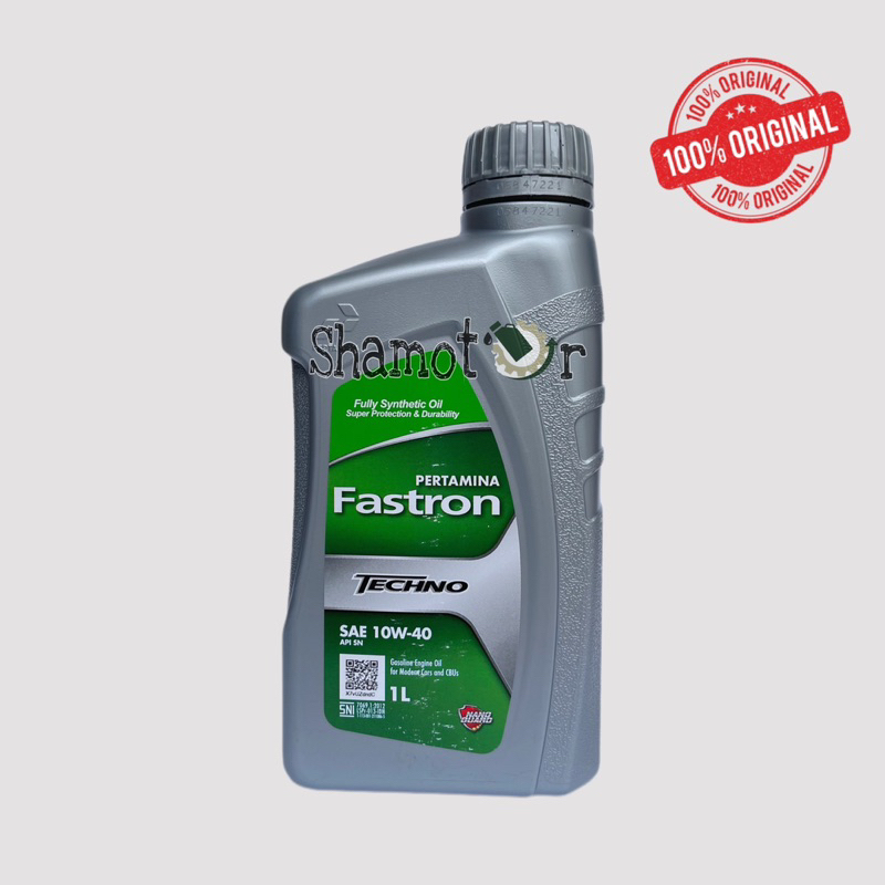 Jual Oli Pertamina Fastron Techno 10W-40 1 Liter Original | Shopee ...