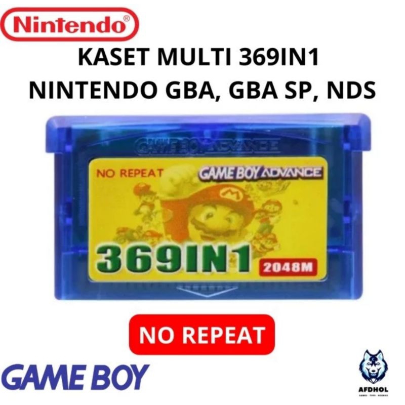 Jual KASET SUPERCARD MULTI 369IN1 NINTENDO GAMEBOY ADVANCE SP GBA SP ...