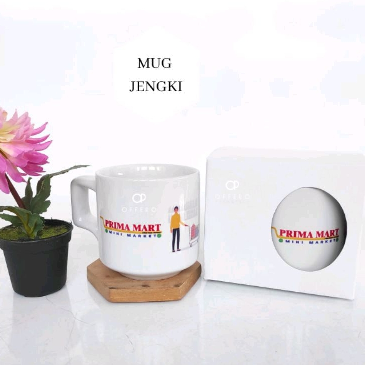 Jual Mug Jengki/Mug Souvenir Custom MINIMAL 20pcs | Shopee Indonesia