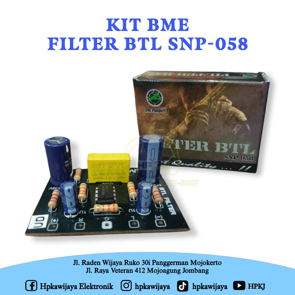 Jual KIT FILTER BTL SNP 058 BME kit filter power btl snp-058 by BME ...