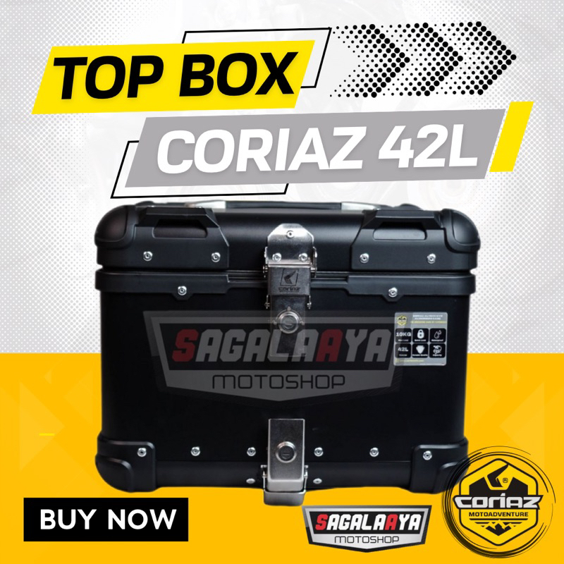 Jual Box Motor Pannier Alumunium Coriaz Altech 42 Liter Moto Adventure ...