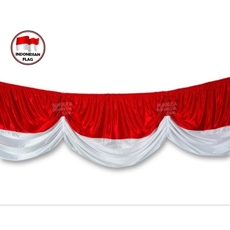 Jual Bendera Merah Putih Backdrop Karet 10 Meter | Shopee Indonesia