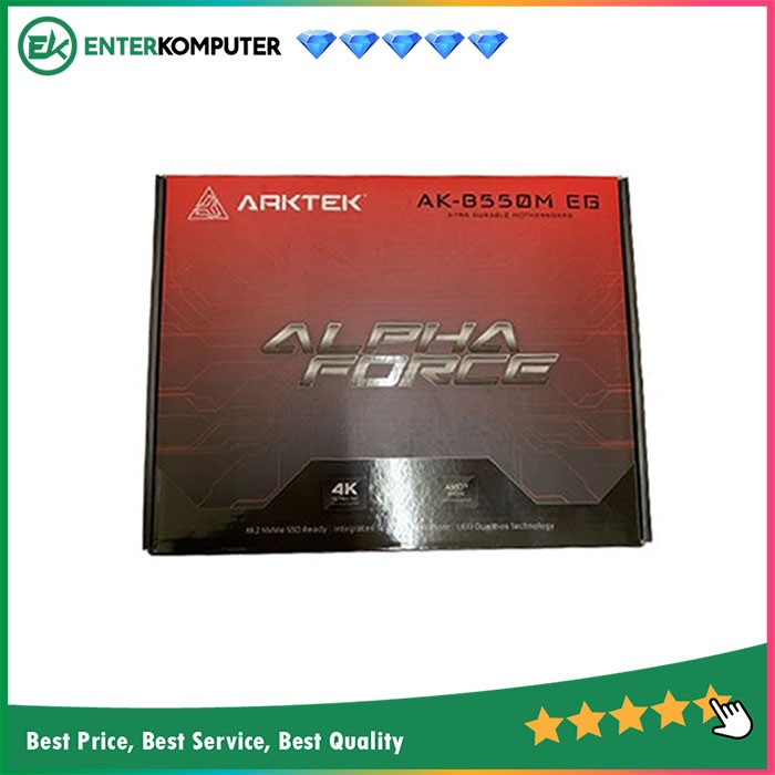 Jual Arktek Alpha Force AK-B550M EG - AM4 AMD B550 DDR4 USB3.2 - Motherboard | Shopee Indonesia