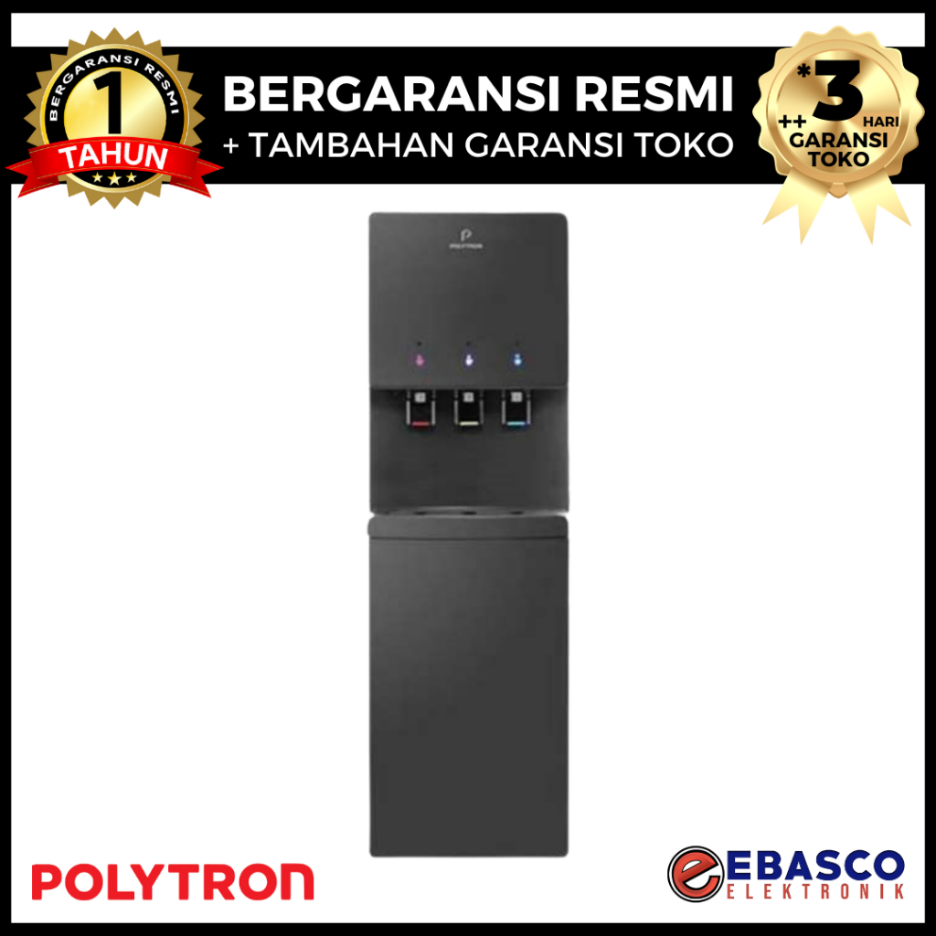 Jual POLYTRON Dispenser PWC 778 / PWC778 - 3 Tombol Kran Galon Bawah ...