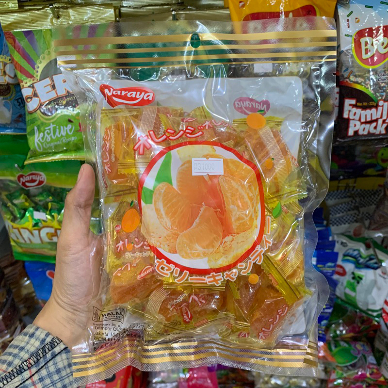 Jual Naraya Permen Jeli Rasa Jeruk 500gr | Shopee Indonesia